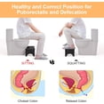 Black Poop Stool Adult, Bamboo Wooden Toilet Stool Squat, Squatting ...