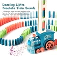 OneAndes Automatic Domino Train Toy Set 180 Pcs, Electric Dominoes ...