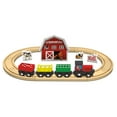 MasterPieces Wood Train Sets - Old MacDonald 18 Piece Train Set ...