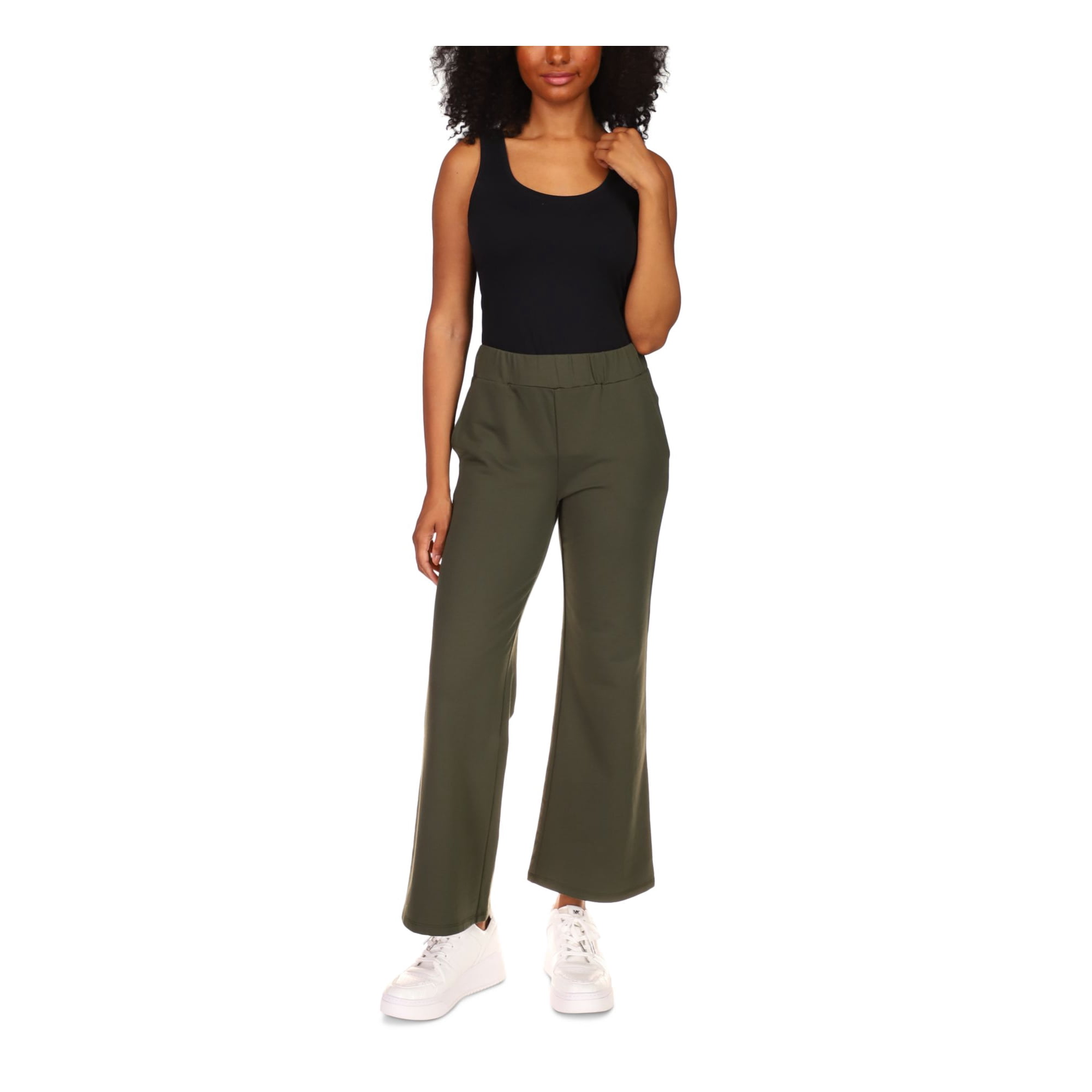 MICHAEL MICHAEL KORS Womens Green Pocketed Elastic Waist Pull On Pants S
