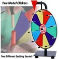 12 Inch Hard Duty Spinning Prize Wheel Spinner - 10 Slots Tabletop ...