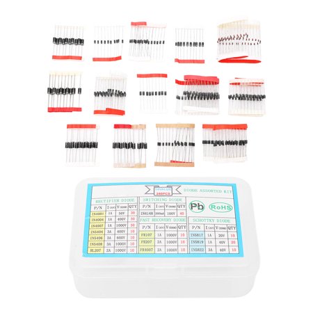 Switching Diodes, Durable 14 Values Diode With Storage Box For Circuits ...