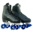Chicago Skates Men's Classic Quad Roller Skates Black Classic Rink ...