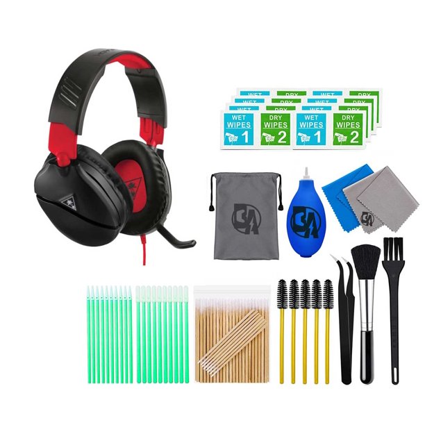 Turtle Beach - Recon 70 Wired Gaming Headset Black/Red With Cleaning ...