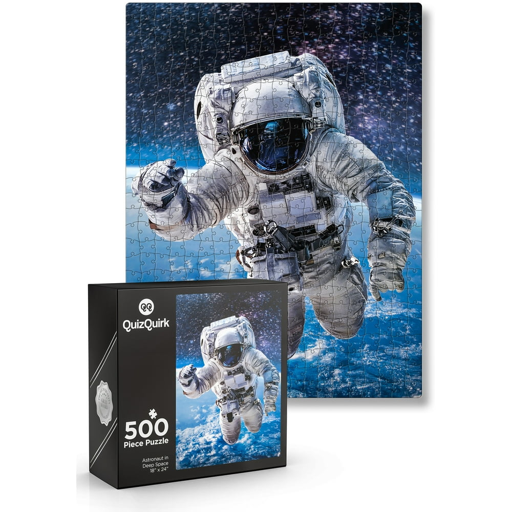 JigFun Puzzle, Astronaut in Space 500 Piece Jigsaw Puzzle for Adults ...
