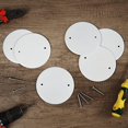 4 Packs 5 Inch Ceiling Cover Plate Metal Flat Round Electrical Cover ...