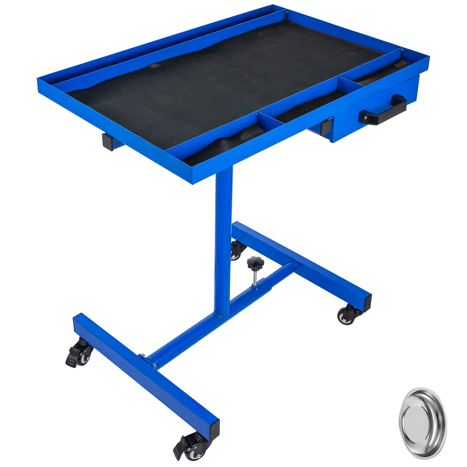 VEVOR Rolling Work Table 220lbs Capacity With Tool Drawer Height 
