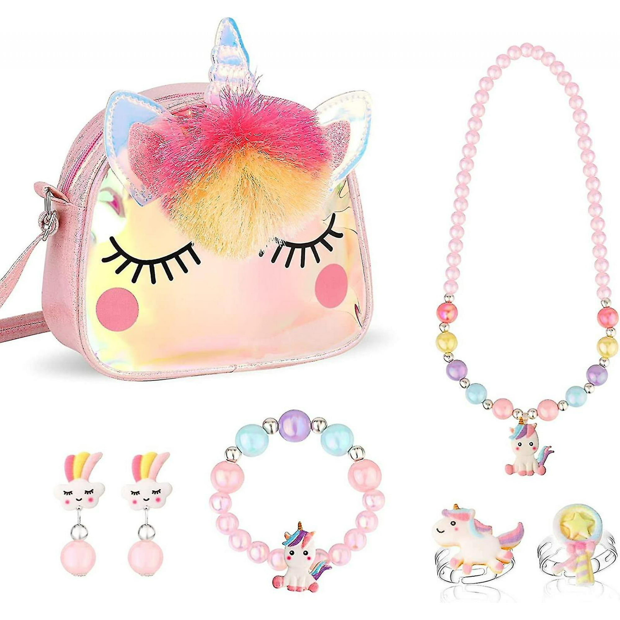 Click here for Vorcoy Unicorn Crossbody Bag Purse With Jewelry Se... prices