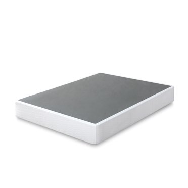 Zinus 9" Metal Box Spring with Wood Slats, Mattress Foundation ...