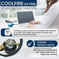 CoolFire USB Solar Watch Fast Charger, Portable Battery for All Eco ...
