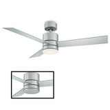 Axis Indoor and Outdoor 3-Blade Smart Ceiling Fan 52in Titanium with ...