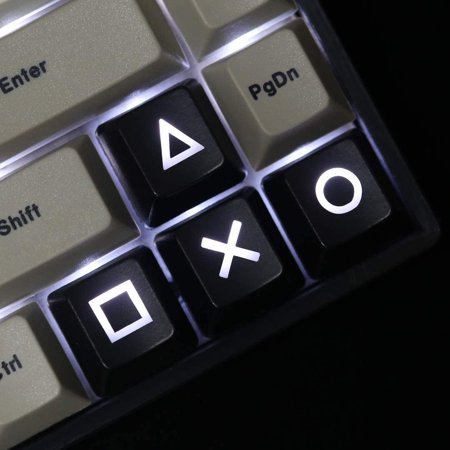 Black Red Color Backlight Arrow Key Cap for Cherry Switch Mechanical ...