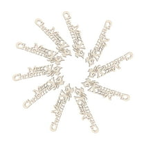 Krafty Supply 1/8" MDF Merry Christmas Wood Words Cutout | Merry ...