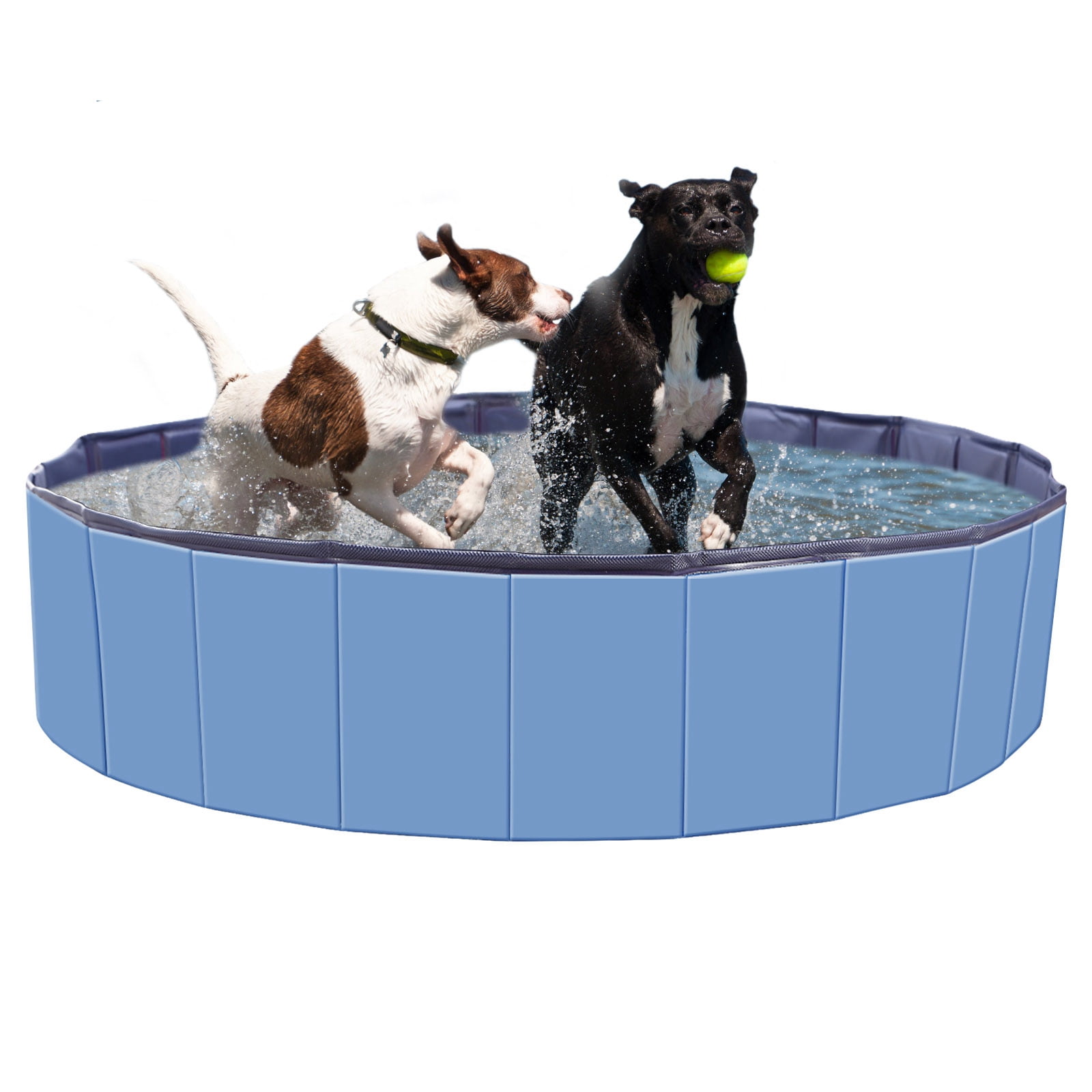 iMountek Foldable Pet Swimming Pool PVC Kiddie Baby Dog Swim Pool ...
