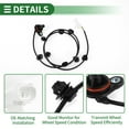 Unique Bargains ABS Wheel Speed Senor ABS Sensor Anti-lock Braking ...