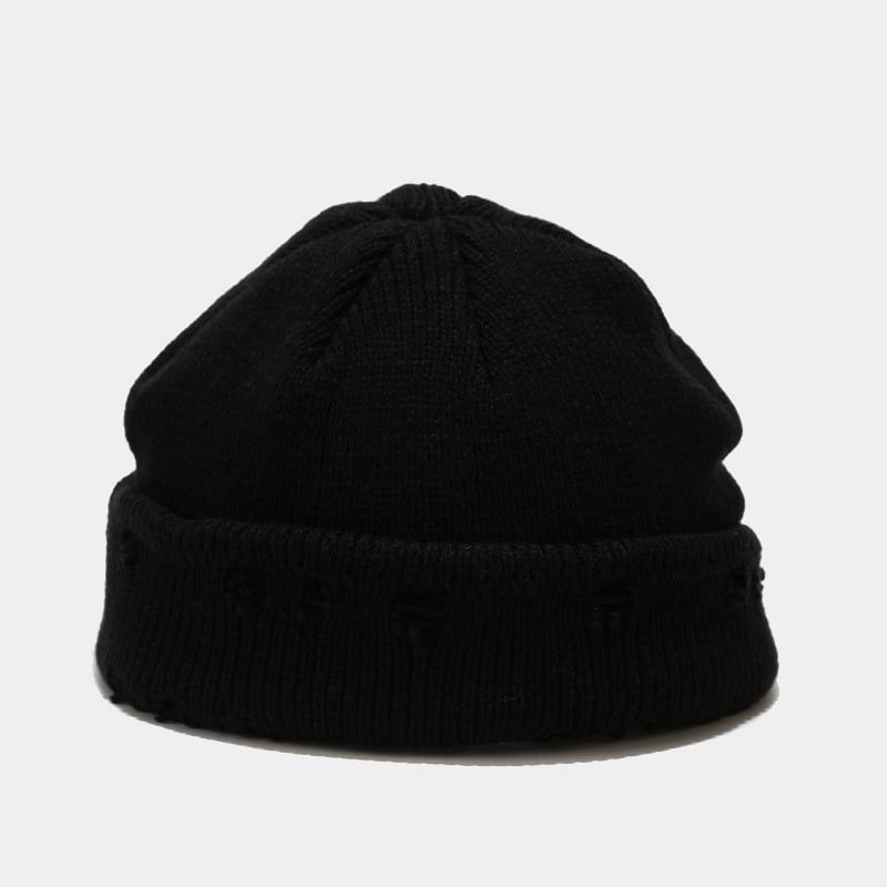 Melon Cap Retro Hole Wool Knitting Simple Style Solid Color Hip Hop ...