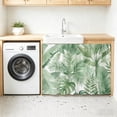 Banana Leaf Cabinet Curtains 11" W x 13" L Green Palm Foliage Tropical ...