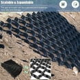Yard Graden Geo Grid 2" Tall, Polyethylene Earthwork Honeycomb ...