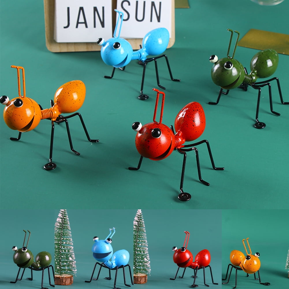 Cheers.US Metal Art Statue Garden Decoration, Metal Ant Figurine ...