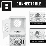 Ubecube UC01 Crate White - Collapsible, Omni Stackable, Modular Crate ...