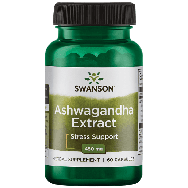 Swanson Ashwagandha Extract 450 mg 60 Capsules - Walmart.com - Walmart.com