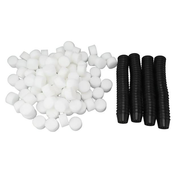 Hydroponic Grow Kit,100 Set Hydroponic Grow Grow Basketsand Sponges ...