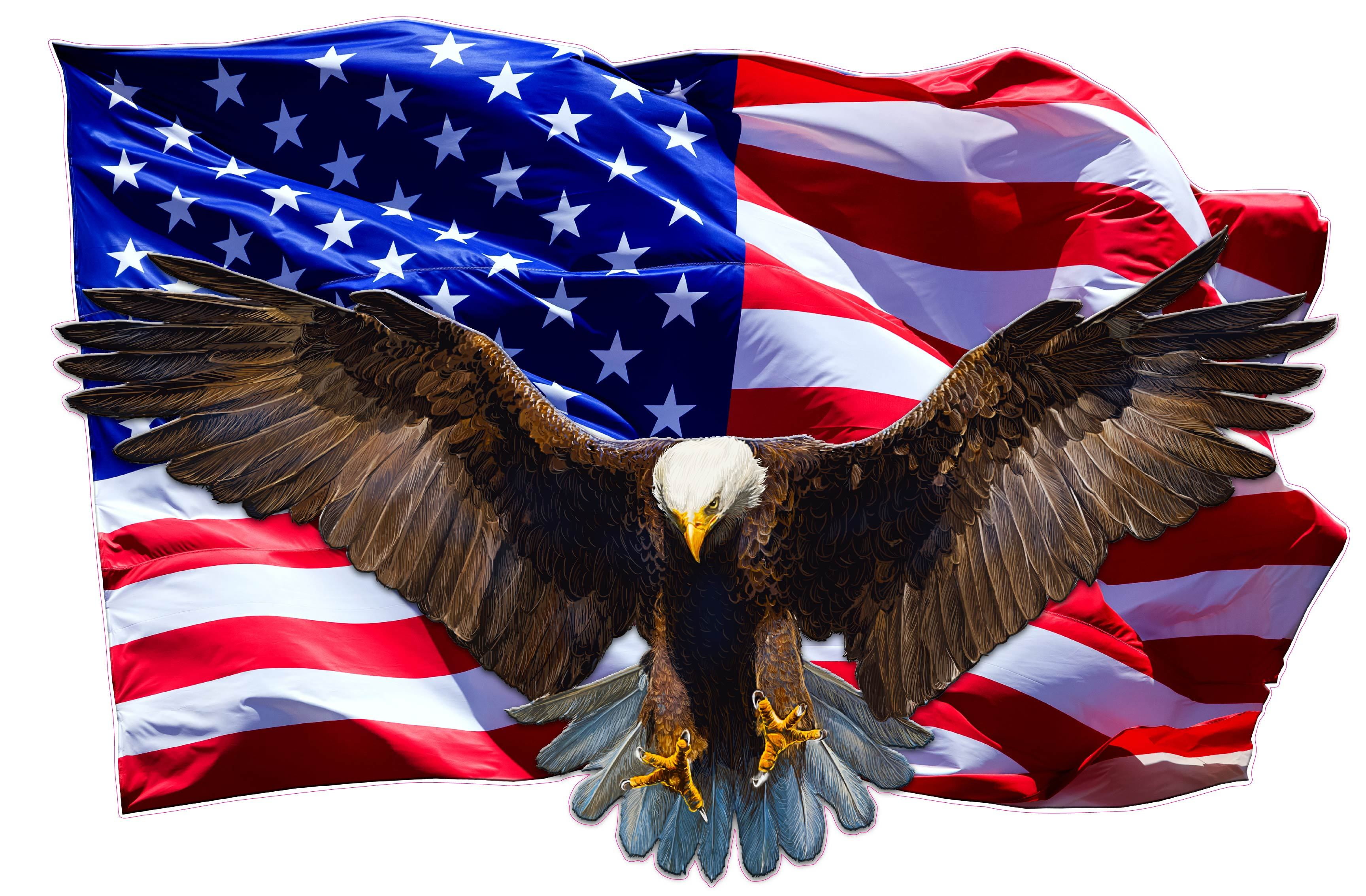 Soaring Bald Eagle American Flag Decal Walmart Walmart soaring-bald-eagle-american-flag-decal-walmart-walmart