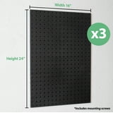 WallPeg 48" wide pegboard kit with locking peg hooks - Walmart.com