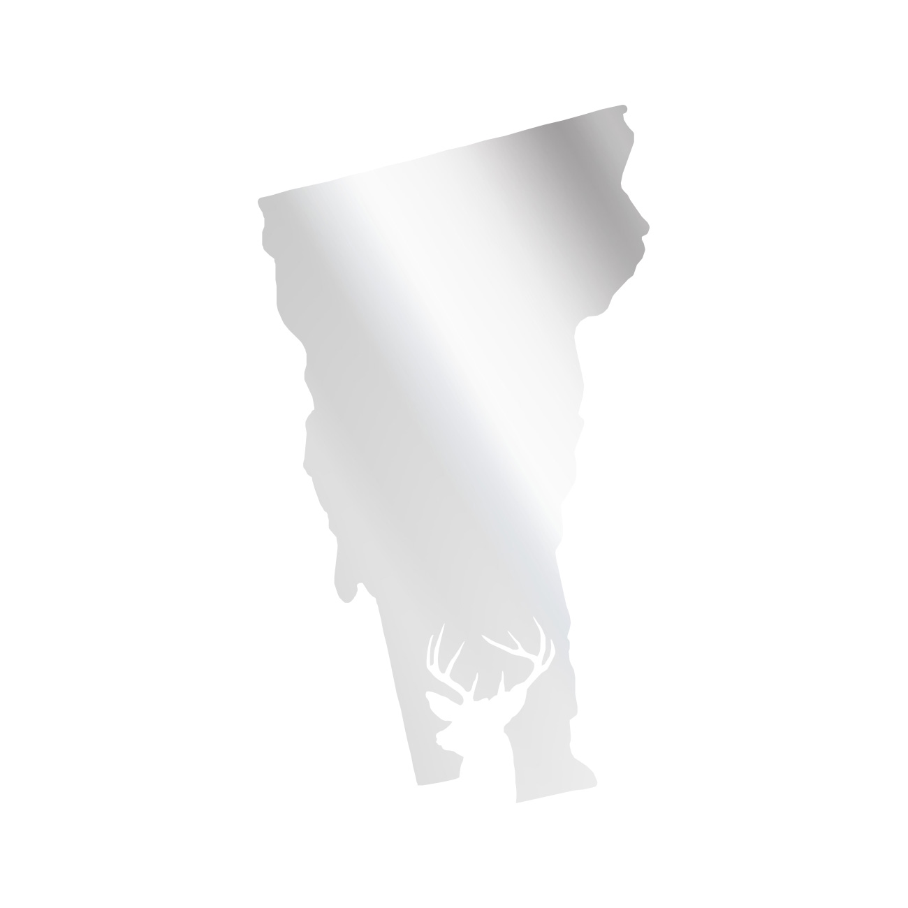 Vermont Deer State Sticker Decal Die Cut - Self Adhesive Vinyl ...