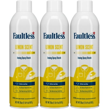 Faultless Crisp Finish Fabric Ironing Spray Starch with Heavy Hold, 20 ...