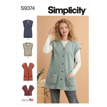 Simplicity New Look Miss Duster Vest Pattern, 1 Each - Walmart.com