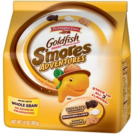 Pepperidge Farm Goldfish S'mores Adventures Graham Snacks, 14 oz ...