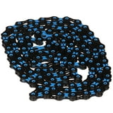 KMC Chain X11SL x 116L, BK/Blue(DLC) Bike Chain - Walmart.com