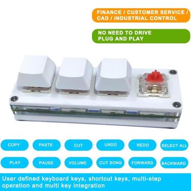 8-key Keypad Mini Keyboard Copy And Paste Custom Shortcut Keys One-key Password Mechanical ...