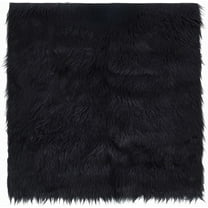 Brown Faux Fur Fabric 15.75x15.75 Inch Soft Plush Shaggy Squares Pre ...