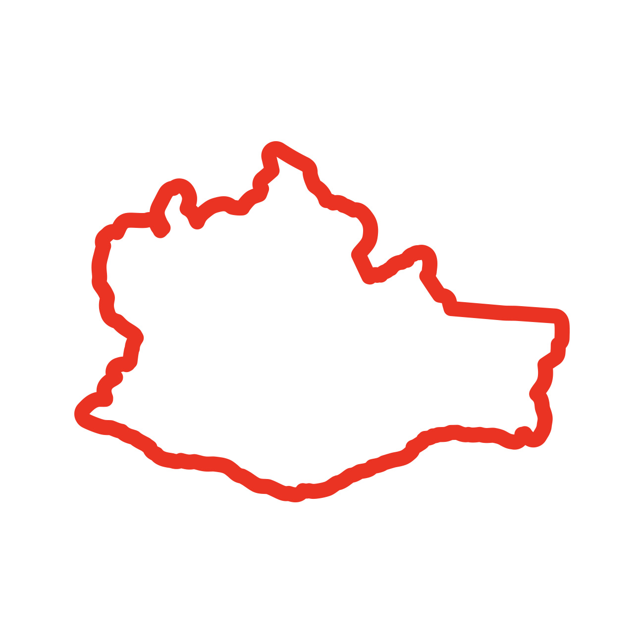 Oaxaca State Shaped Sticker Decal Die Cut - Self Adhesive Vinyl - Weatherproof - Made in USA ...