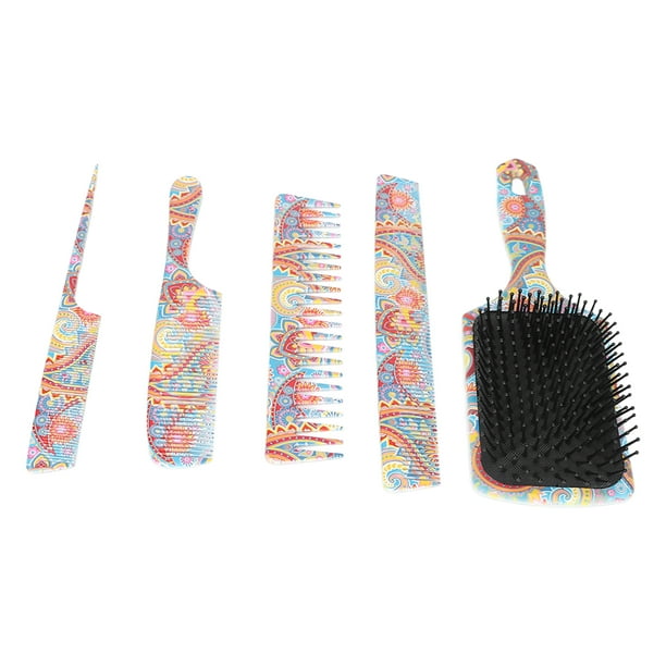 Hair Comb Set, Hair Brush Comb Set Round Comb Massage Scalp Relieve ...