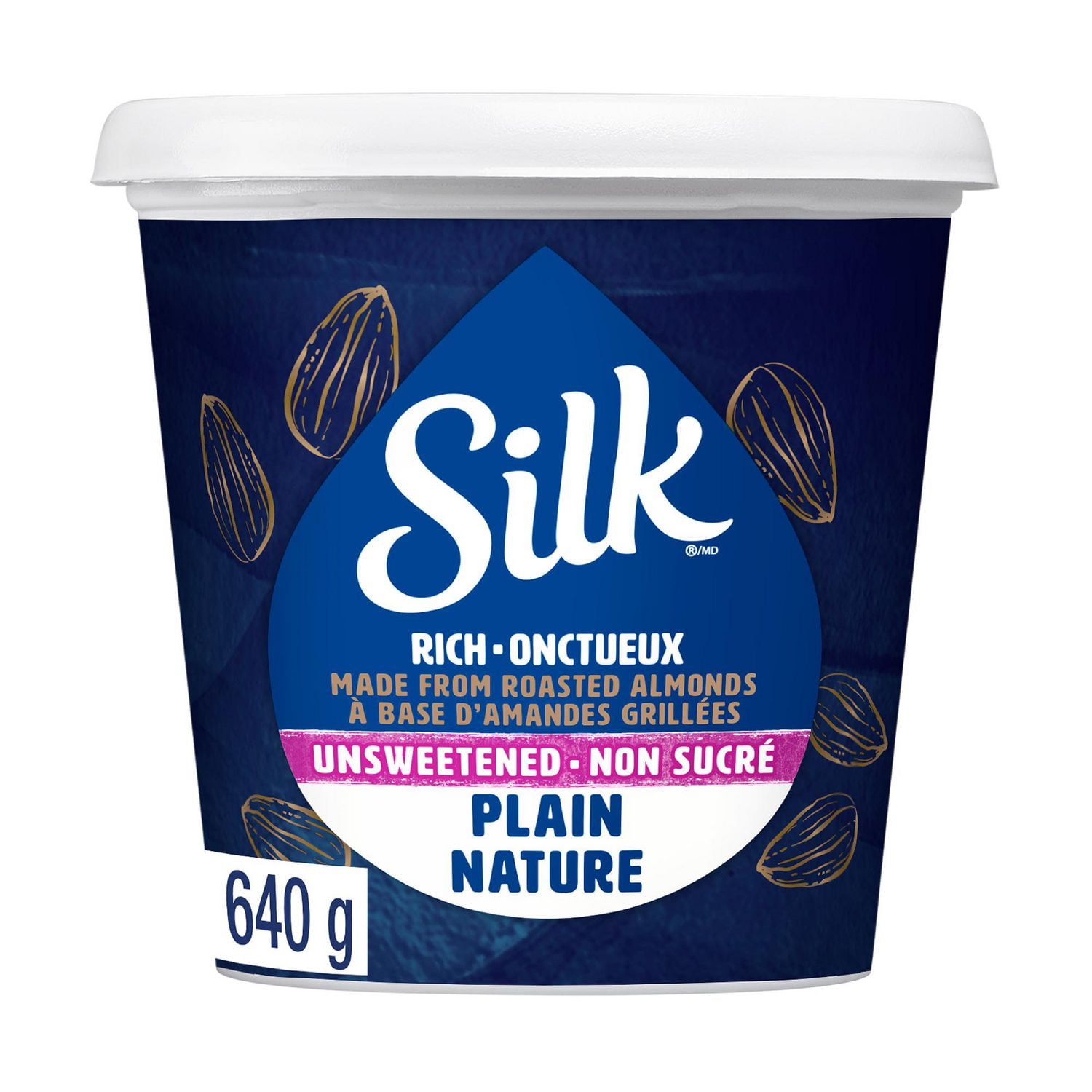 Silk Almond Yogurt, Plain Unsweetened Plain, Dairy Free - Walmart.ca