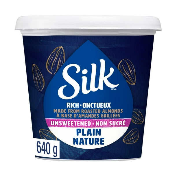 Silk Almond Yogurt, Plain Unsweetened Plain, Dairy Free - Walmart.ca