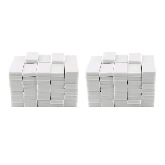 BAODELI Multi-Functional Magic Sponges Eraser 100 Pack, Reusable ...