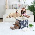 13" Storage Bin Box Navy Blue Box Cube Toy Basket Container for Closet ...