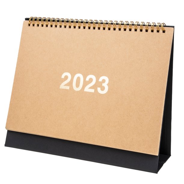 Hemoton Calendar Desk 2023 2022 Smallstanding Monthly Table Easel