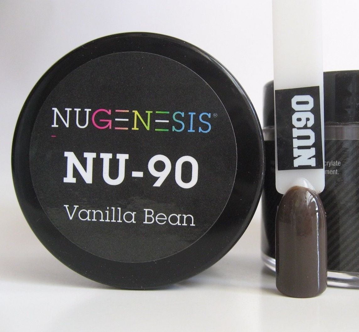 NUGENESIS Nail Color Dip Dipping Powder 1oz/jar - NU90 Vanilla Bean ...