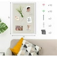 White Cork Board Bulletin Board with Linen, Wood Framed 30" x 20 ...