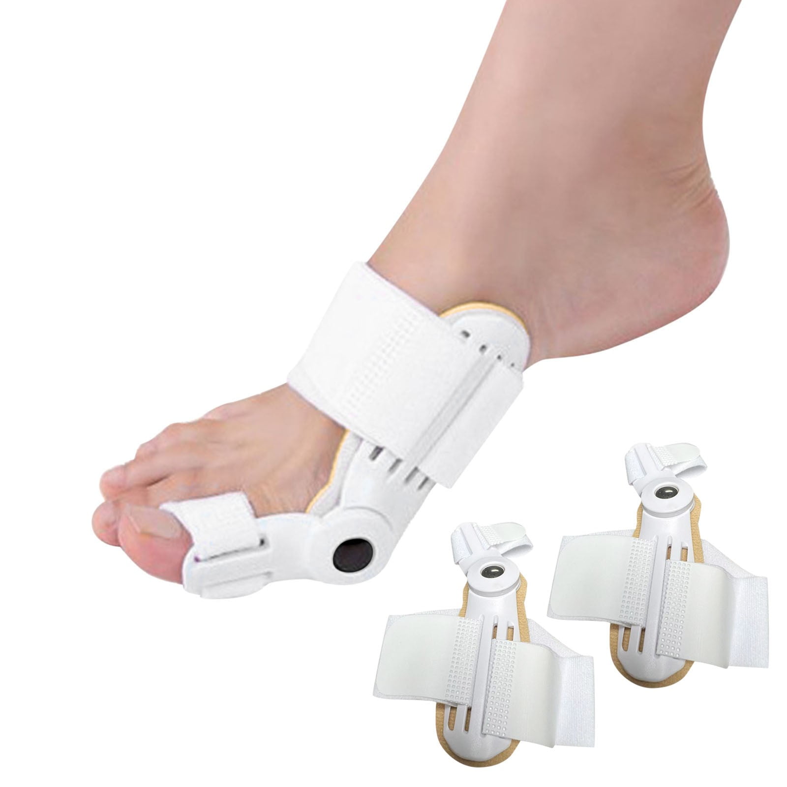 LPSSTORE 2PC Hallux Valgus Toe Orthosis Day and Night with The Big Toe ...