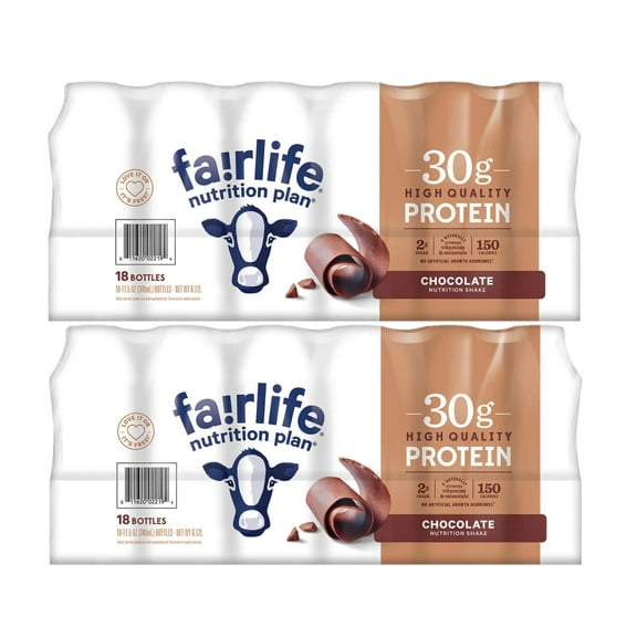 fairlife Nutrition Plan Protein Shake, Chocolate, 30g Protein, 11.5 fl ...