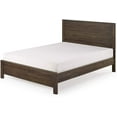 Yes4wood Solid Wood Queen Bed Frame With Headboard Heavy Duty Modern