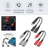 UOYOTT 2 IN 1 USB C Type C Splitter to Dual Type USB C Headphone Jack L2Y9 ξ - Walmart.com