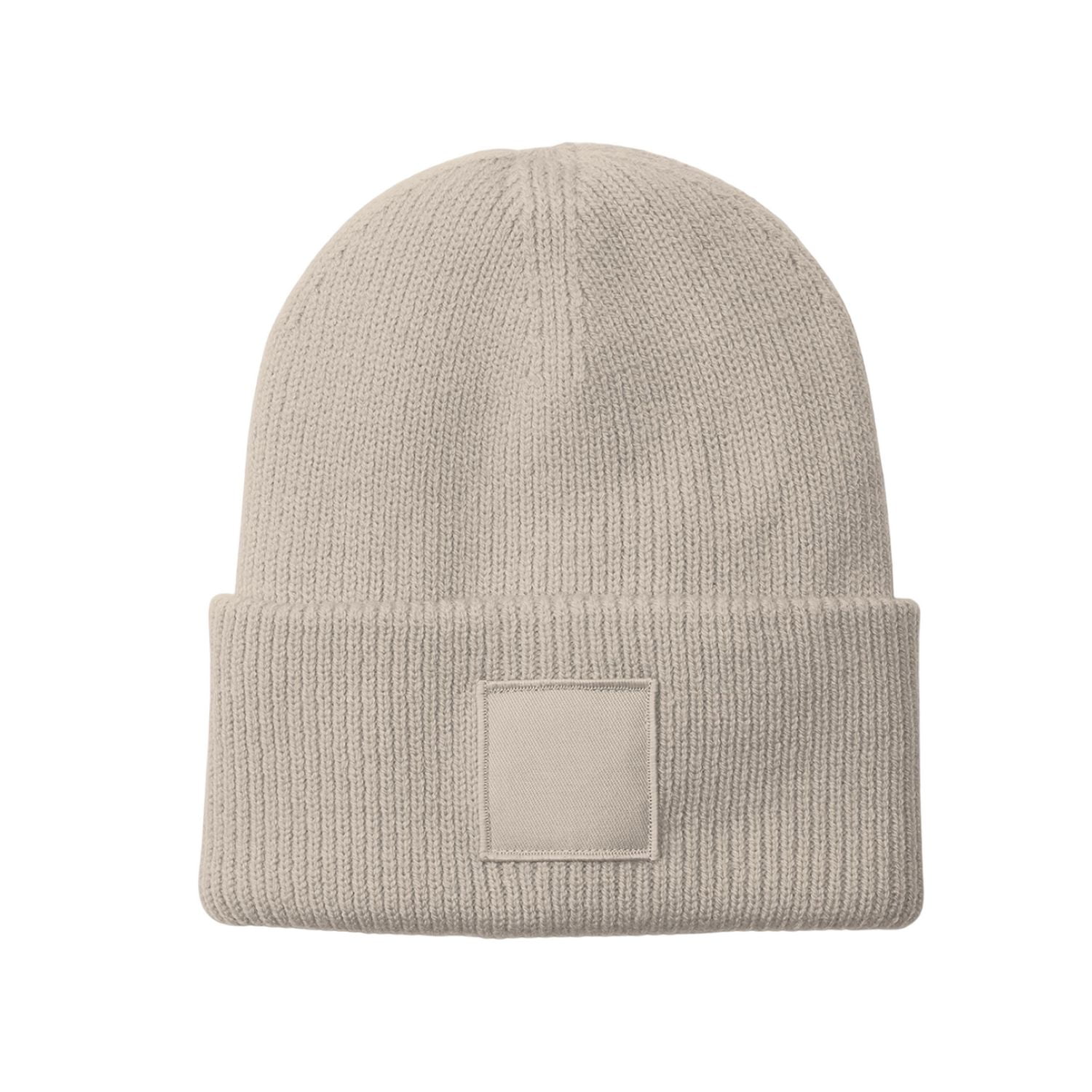 Click here for Beechfield Adult Tonal Patch Deep Cuffed Beanie On... prices