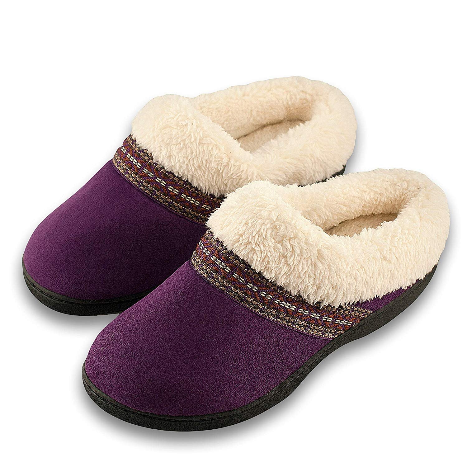 Roxoni women's Fleece Lined Winter Slippers -sizes 6 to 11 -style #2171 ...